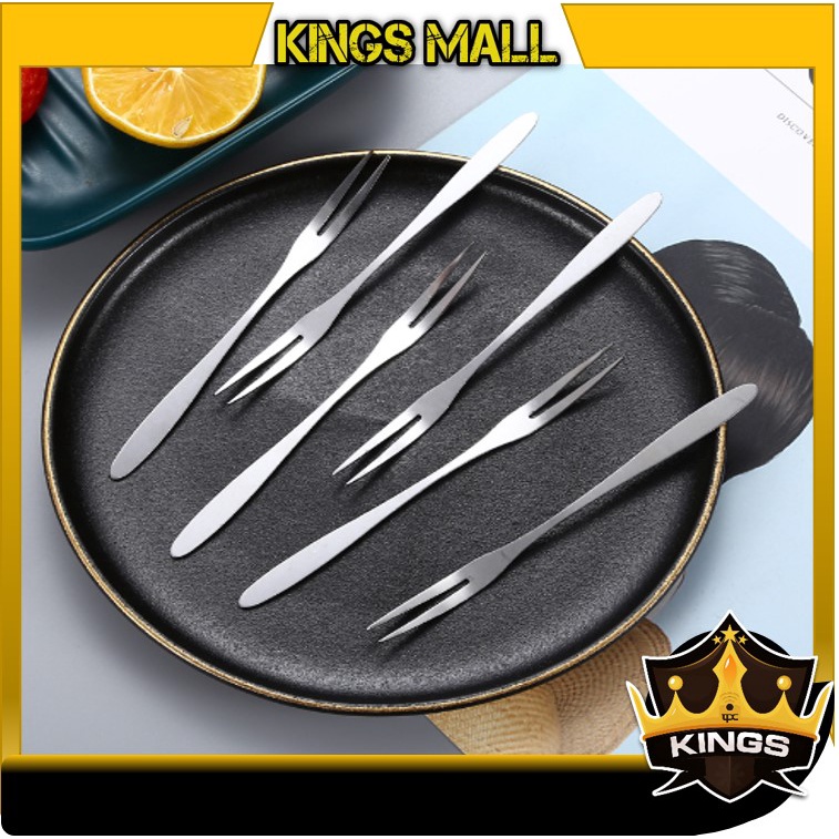Jual KINGS - H5844 Garpu Makan Garpu Buah Garpu Stainless Mini / Garpu ...