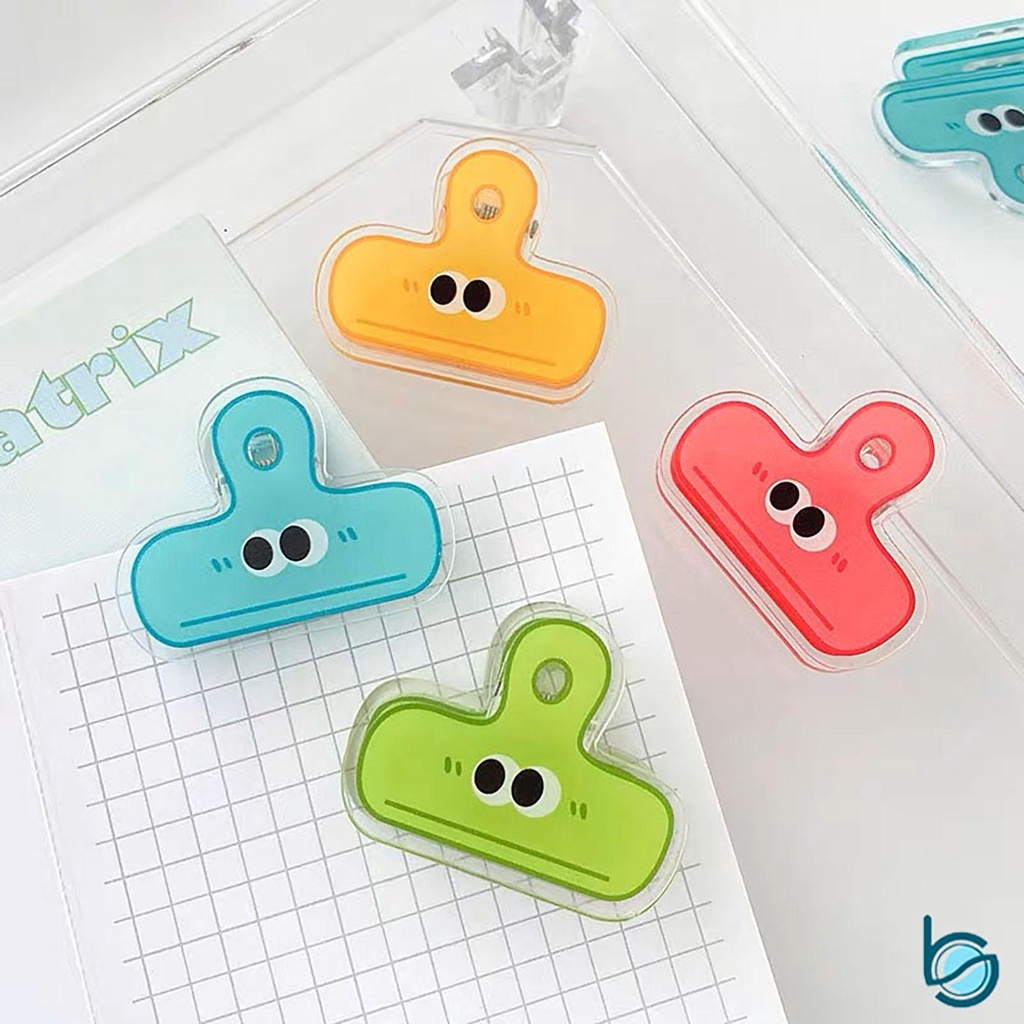 Jual Klip Penjepit Kertas Motif Lucu/Mata Besar Binder Clip - Best ...