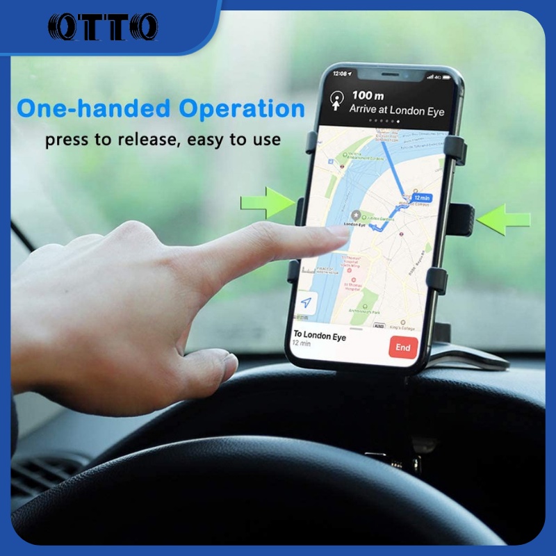 Jual [OTTO] Holder Hp Mobil 360° Car Phone Holder Tempat Hp Di Mobil ...