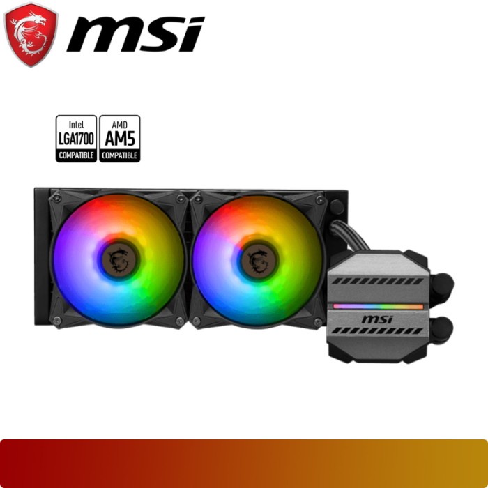 Jual MSI MAG CORELIQUID M240 | Liquid CPU Cooler 240mm | Shopee Indonesia
