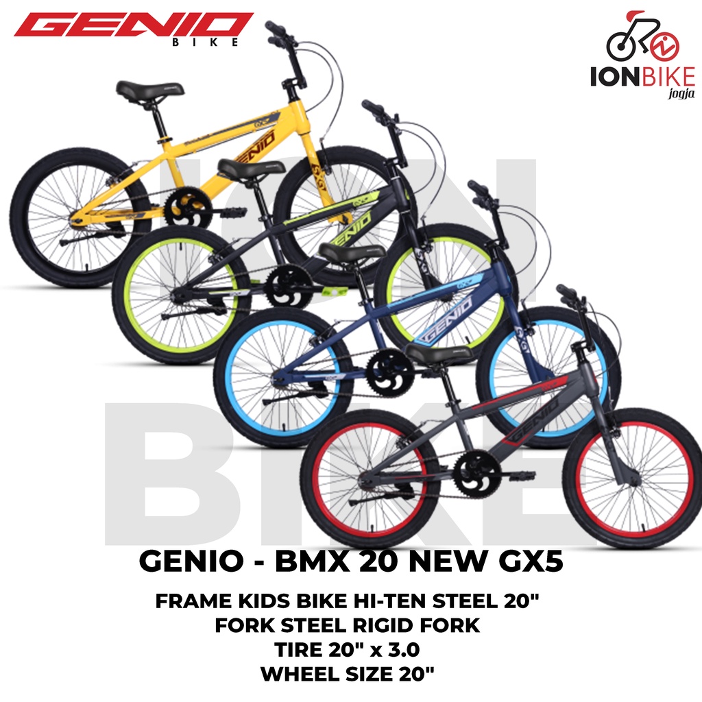 Jual Sepeda BMX 20 Genio GX05 GX5 Terbaru Awet Kuat Sepeda Anak Remaja SD SMP Harga Termurah ...