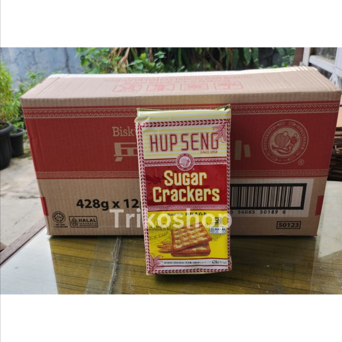 Jual Biskuit Hup Seng Sugar Manis cap Ping Pong / 1 Dus isi 12 x 428gr ...