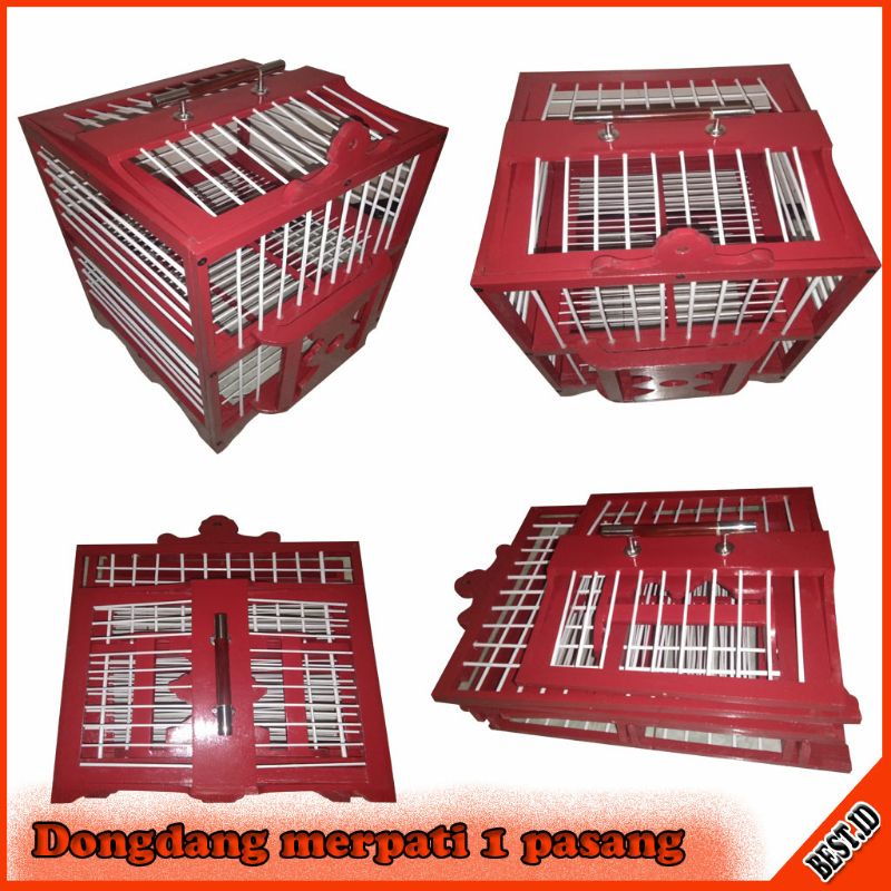 Jual {AMBRUKAN}DONDANG KANDANG BURUNG 2 PINTU MODEL DI RAKIT DONGDANG ...