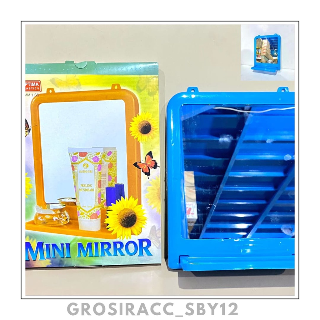 Jual (GAS) MINI MIRROR OPTIMA/ kaca OPTIMA / kaca rias plastik / kaca ...