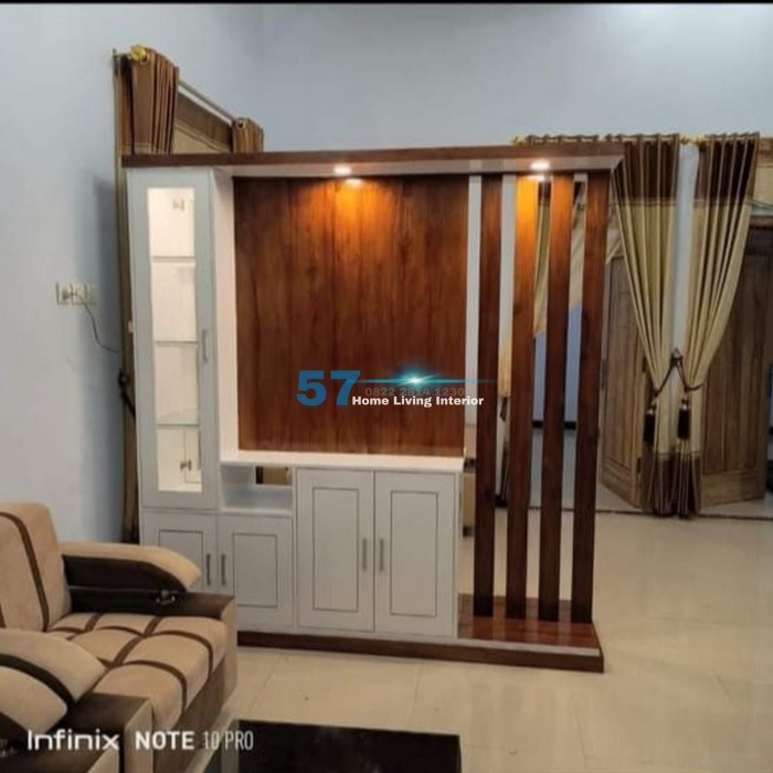 Jual Lemari Partisi Penyekat Ruangan Pemisah Bahan Plywood HPL Free ...