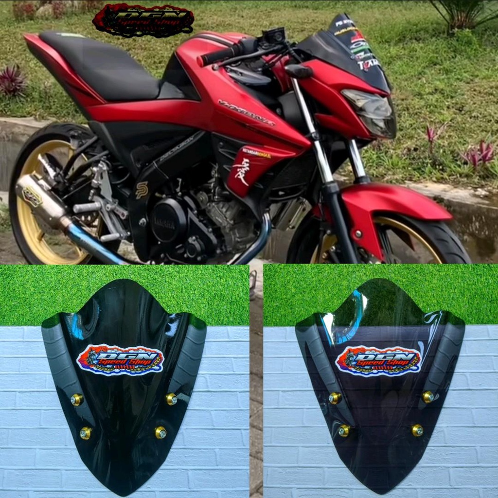 Jual VISOR YAMAHA VIXION R 155 VVA MODEL TERBARU WINDSHIELD VIXION R ...