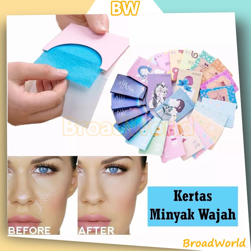 Jual Kertas Linen Tissue Penyerap Minyak Tisu Linen Muka 50Pcs / Kertas ...