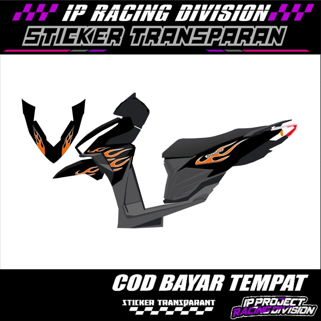 Jual STRIPING STIKER VARIO LED OLD 125 150 TRANSPARAN API STRIPING TRANSPARANT VIRAL BISA CUSTOM ...