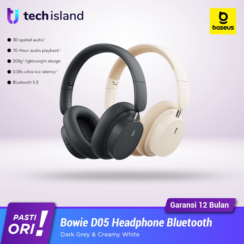 Jual Baseus Bowie D05 Headphone Wireless Dual Connection Low Latency ...
