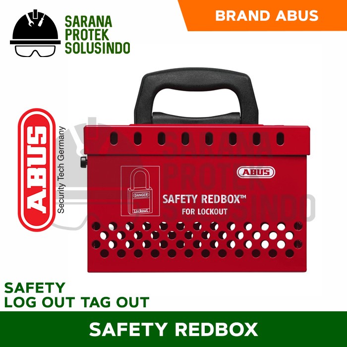 Jual Safety Box Gembok LOTO ABUS B835 Redbox Kotak Penimpanan LOTO ...