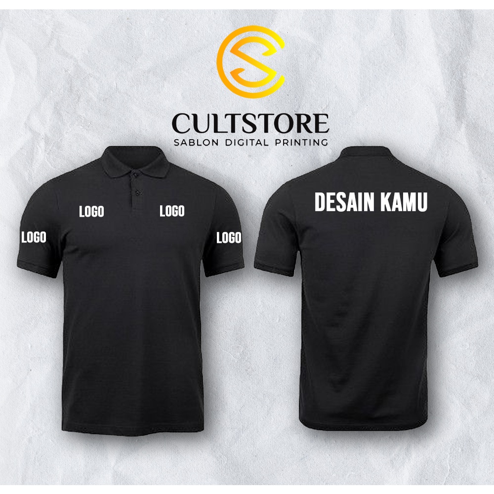 Jual CUSTOME POLO REQUEST SABLON BAJU POLO CUSTOME BAJU KERAH SABLON ...