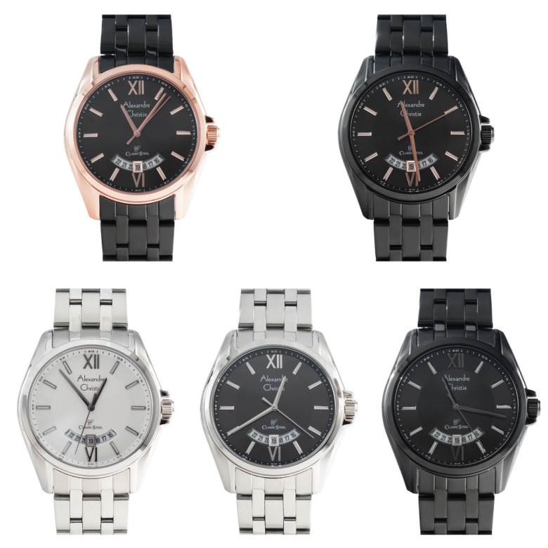 Jual ORIGINAL Jam Tangan Pria Alexandre Christie AC 8673 / AC8673 ...