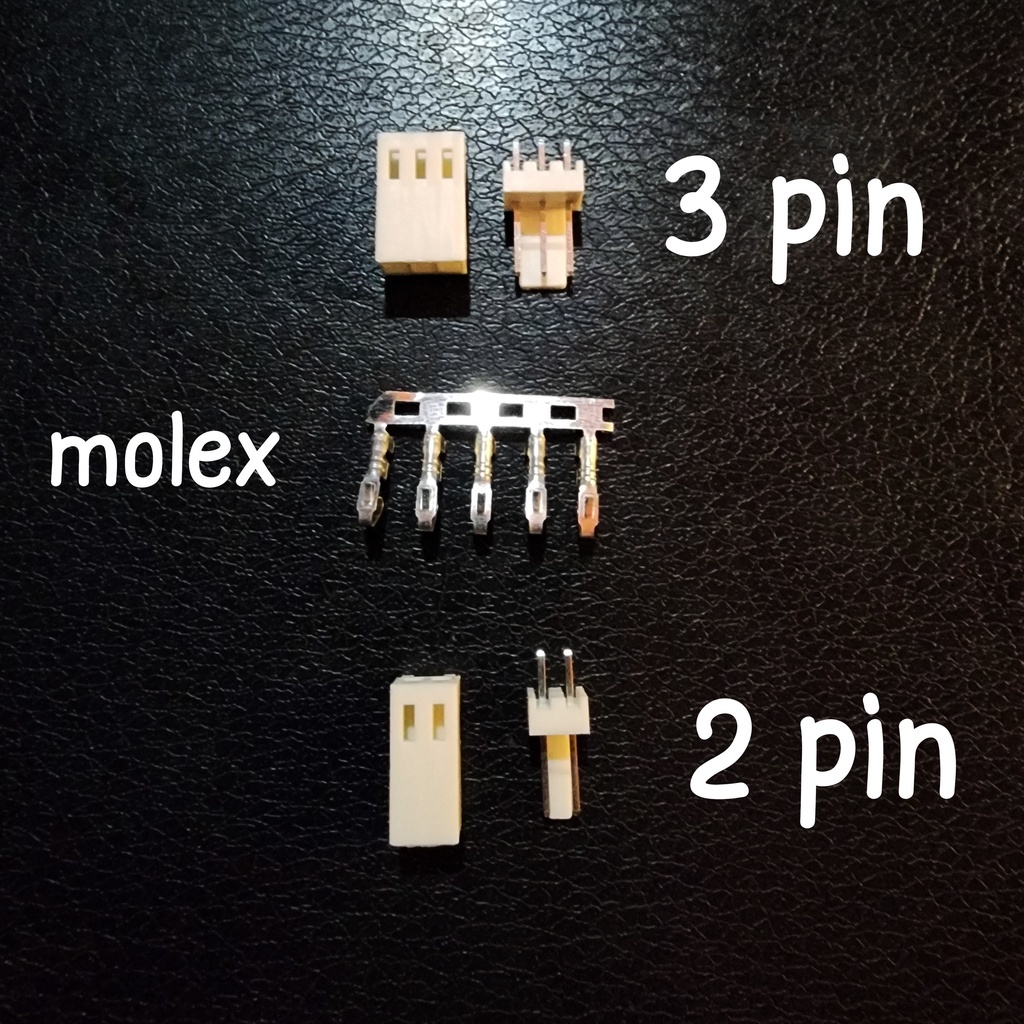Jual audiosby-1 SET Connector MOLEX 2510 KONEKTOR 2 PIN DAN 3 PIN ...