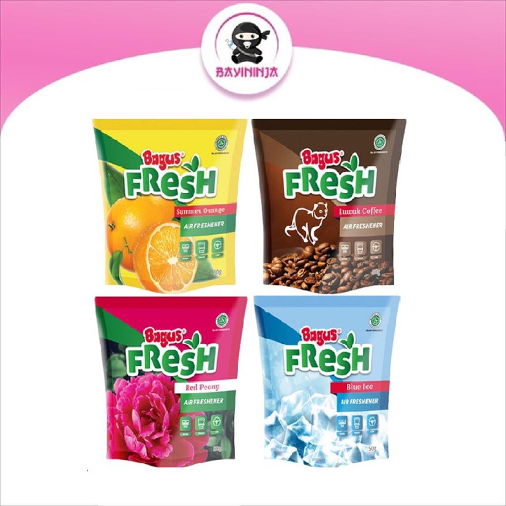 Jual BAGUS Fresh Air Freshener Pouch 50 gr | Shopee Indonesia