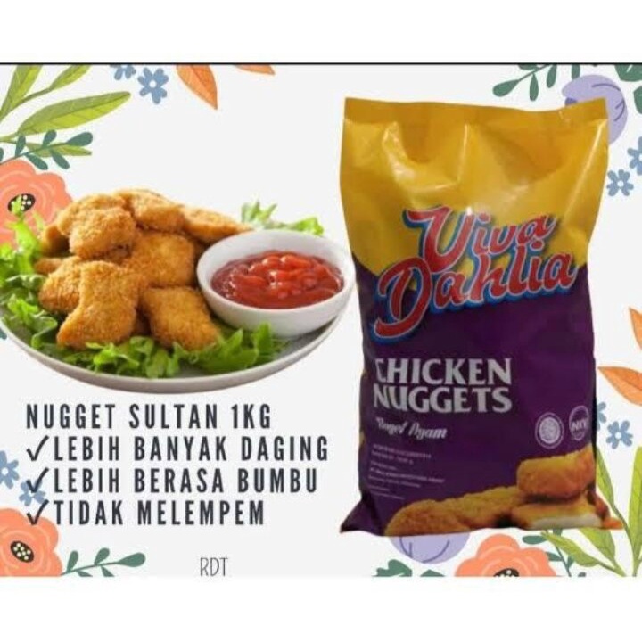 Jual AZHIM FROZENFOOD!! NUGGET VIVA DAHLIA Chicken Nugget 1kg, Nugget Ayam paling ENAK dan ...