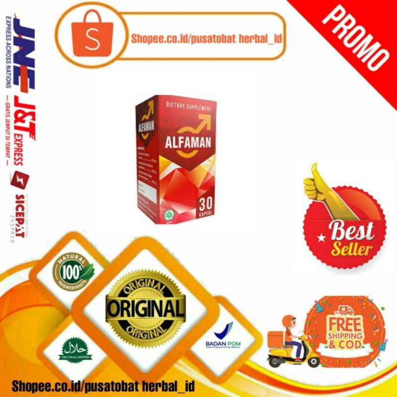 Jual 100% ORIGINAL ALFAMAN Original Alfaman Obat Herbal Untuk Stamina ...