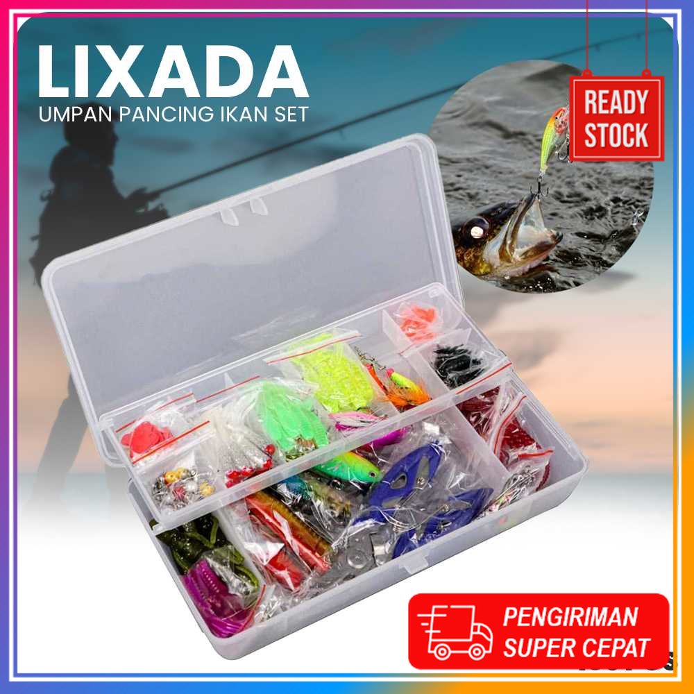 Jual COD Umpan Pancing Ikan Set Fishing Bait Kit 109PCS - DWS250-G Toko ...