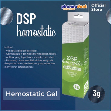 Jual DENTAL DSP Hemostatic Gel 25% / Hemostatic Agent 3g | Shopee Indonesia