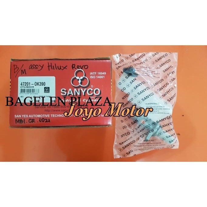 Jual New MASTER REM ATAS ASSY SANYCO HILUX REVO NEW / INNOVA REBORN ...
