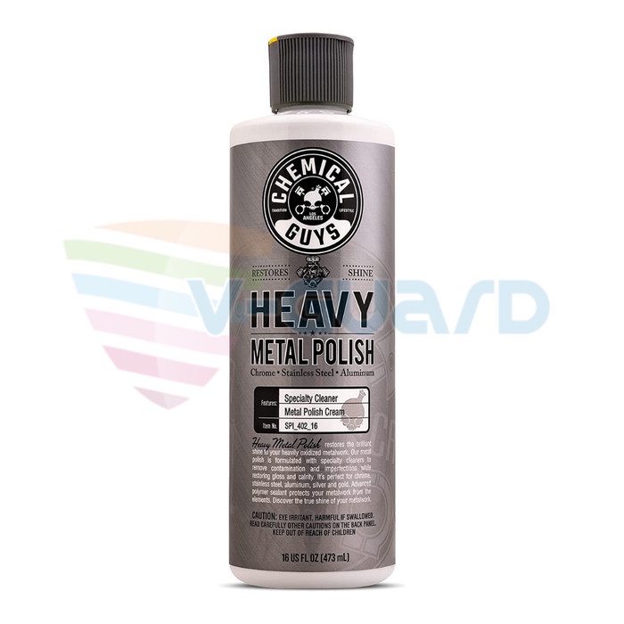 Jual Chemical Guys Heavy Metal Polish Obat Poles Chrome Stainless ...