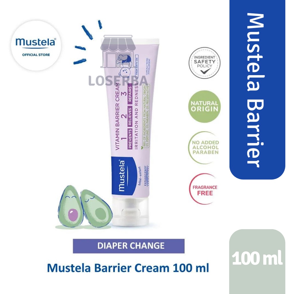 Jual MUSTELA BARRIER CREAM 100 ML - KRIM RUAM POPOK | Shopee Indonesia