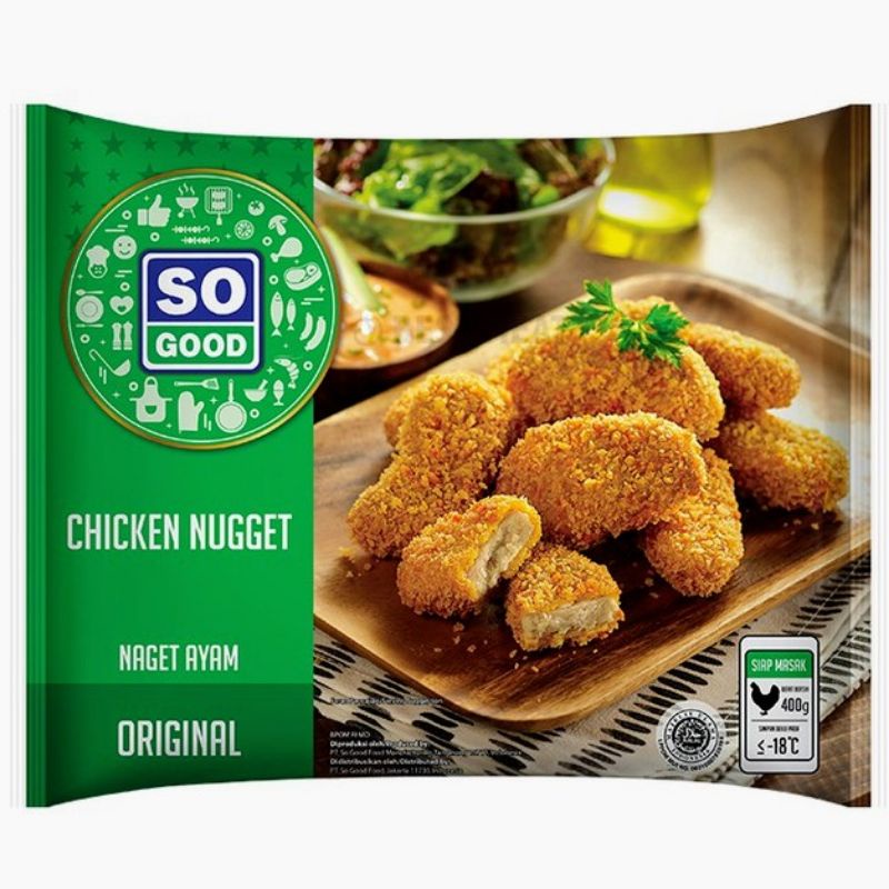 Jual SO GOOD Chicken Nugget Original 400 gr | Shopee Indonesia