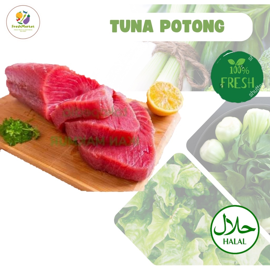 Jual Ikan Tuna Potong Daging Seafood 1kg Freshmarketlampung | Shopee ...