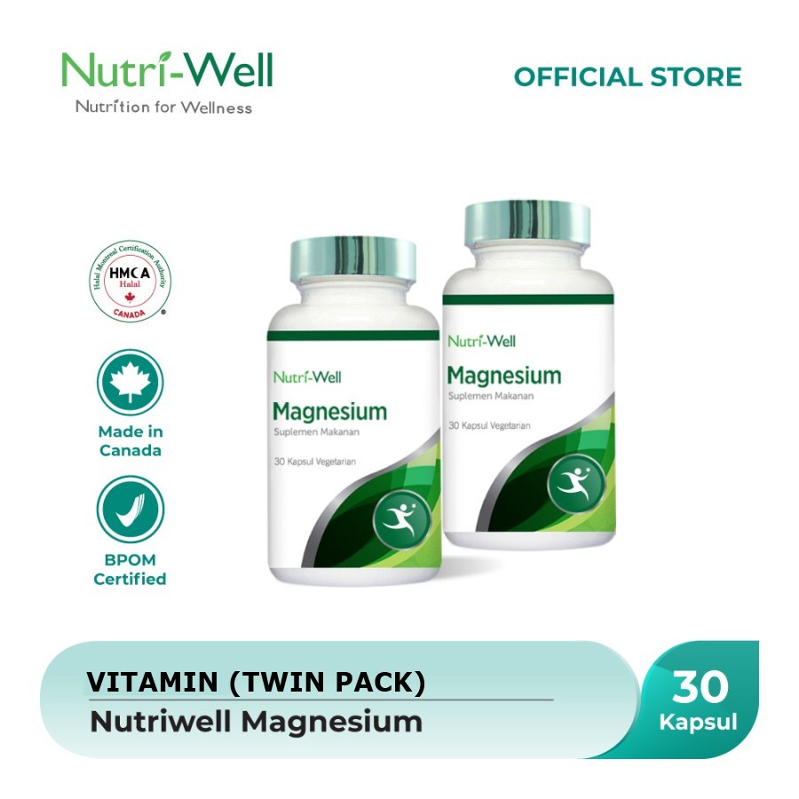 Jual Nutriwell Magnesium (30 Capsul) Twin Pack | Shopee Indonesia