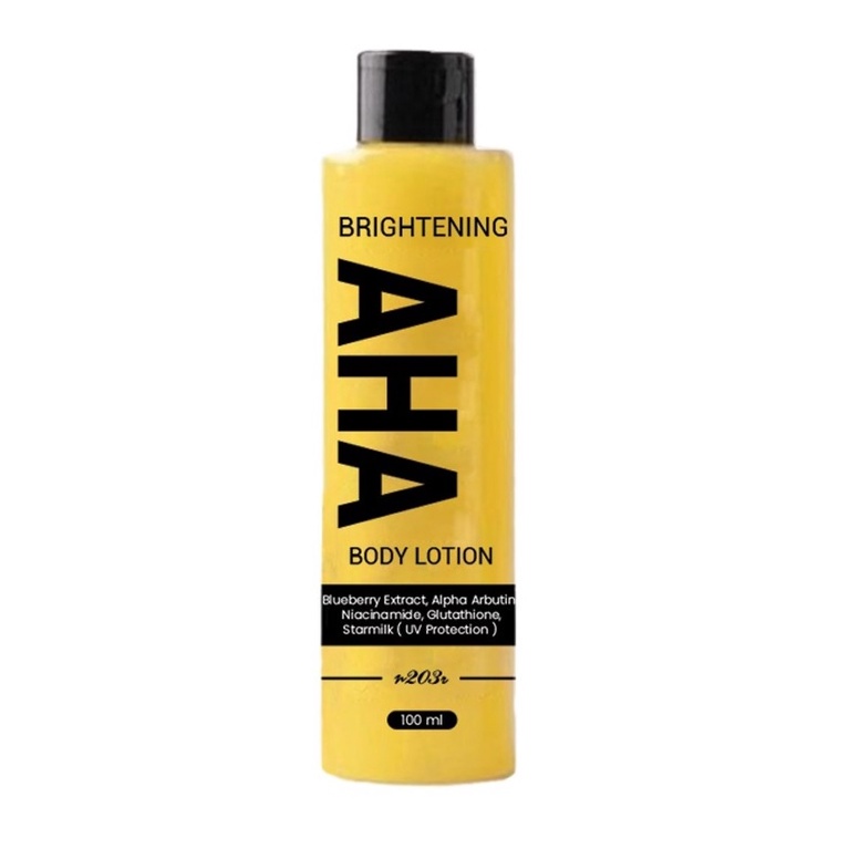 Jual AHA Brightening Body Lotion by n203r 60ml | Shopee Indonesia