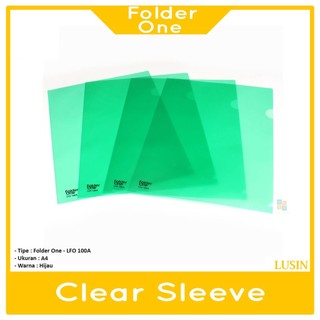 Jual Folder One - Map L Bening Transparent A4 Warna - Lusin | Shopee ...