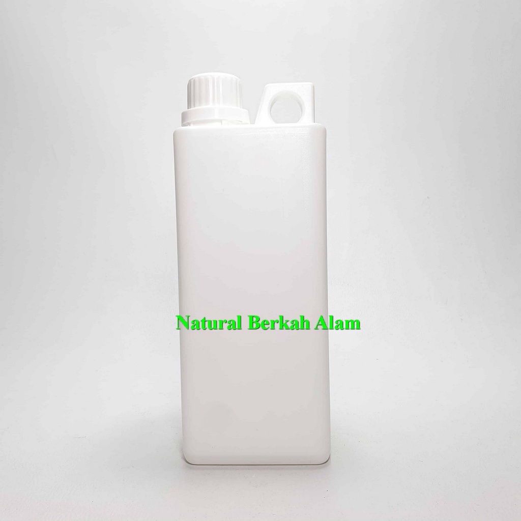 Jual Jerigen 1 L Kotak Putih Bahan Hdpe / Jerigen 1000 ml Tutup Segel ...