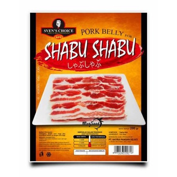 Jual Sven's Choice Pork Belly Shabu-Shabu 200g | Shopee Indonesia