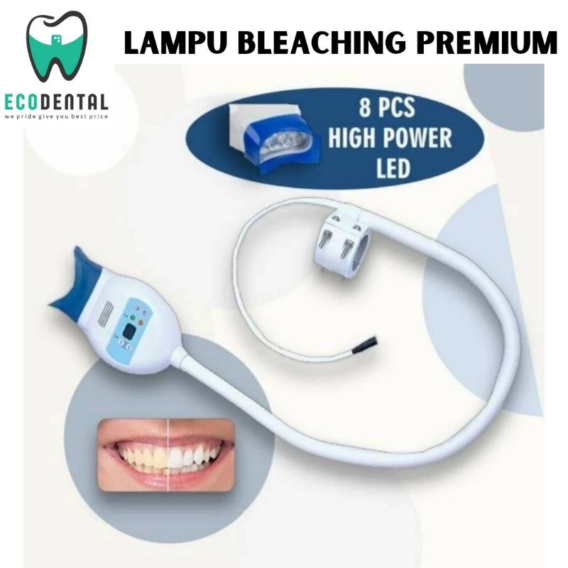 Jual Dental Bleaching Light Alat Sinar Lampu Teeth Whitening Dental Set ...