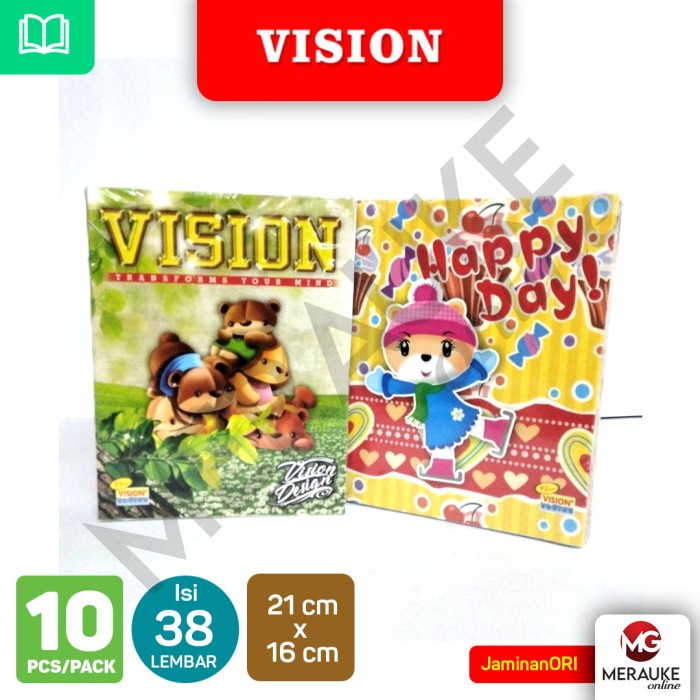 Jual Buku Tulis Vision 38 Lembar | Shopee Indonesia