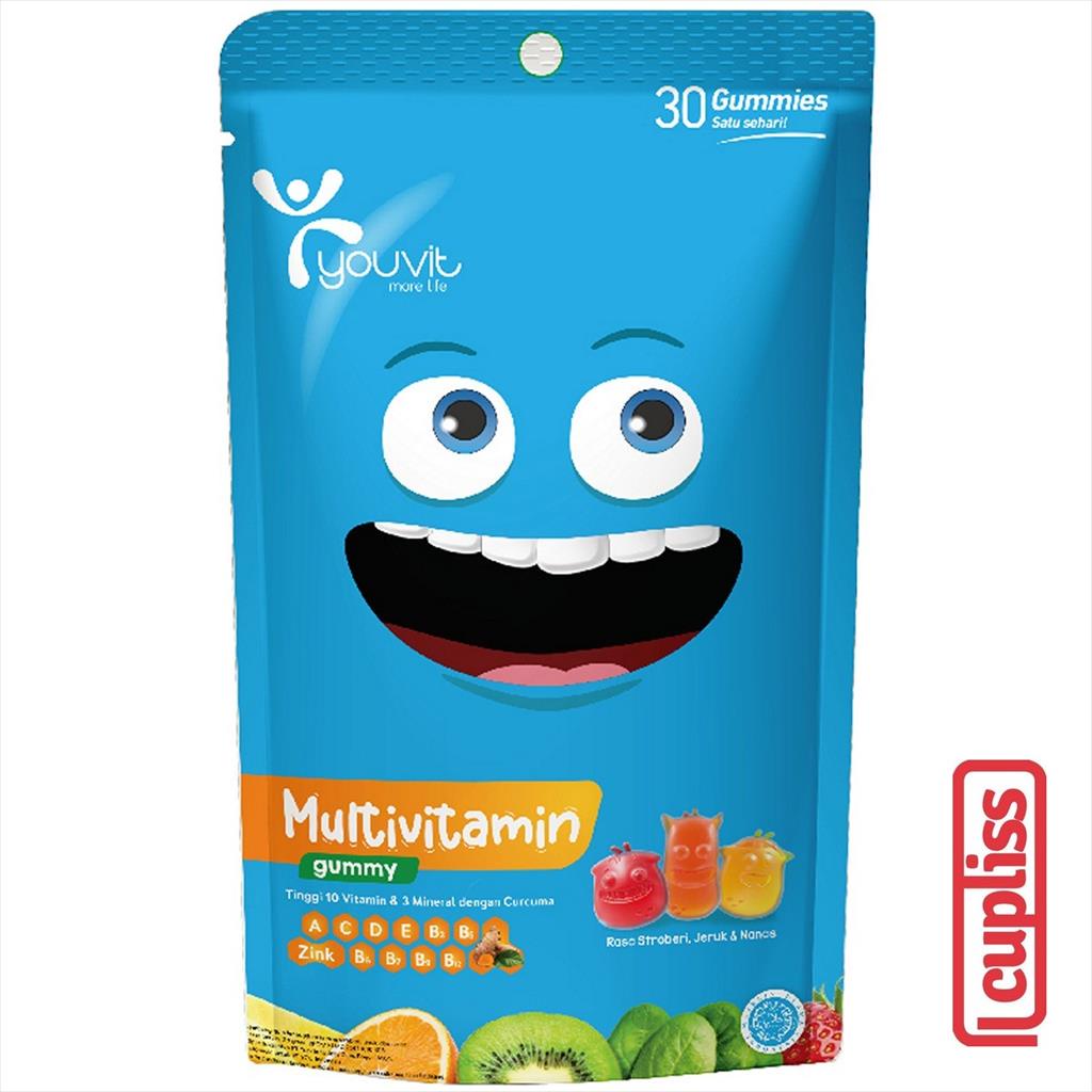 Jual YOUVIT Multivitamin Gummy Anak 30 Days Vitamin | Shopee Indonesia