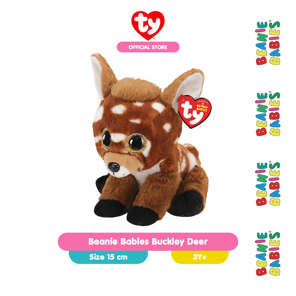 Jual TY Beanie Babies Buckley Deer - Boneka Rusa | Shopee Indonesia