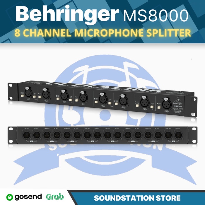 Jual BEHRINGER ULTRALINK MS8000 8 Channel Microphone Splitter | Shopee Indonesia