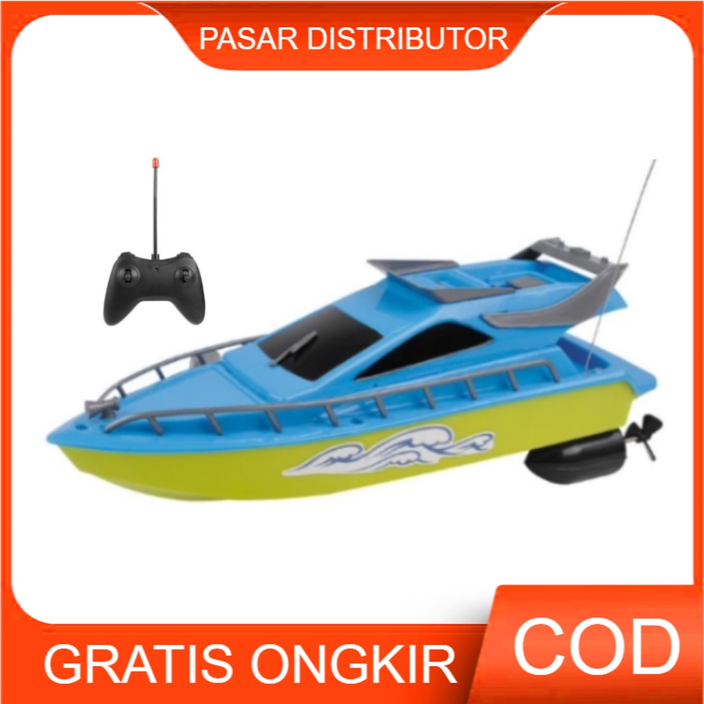 Jual Mainan Anak RC SPEED BOAT Kapal Remote Control Racing Boat Perahu ...