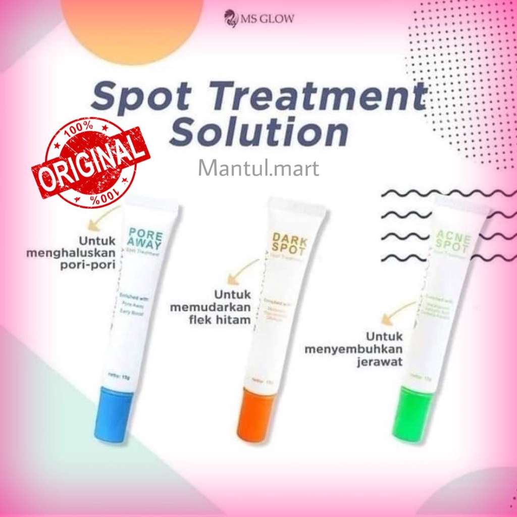 Jual MS GLOW - PORE AWAY , DARK SPOT , ACNE SPOT | Shopee Indonesia