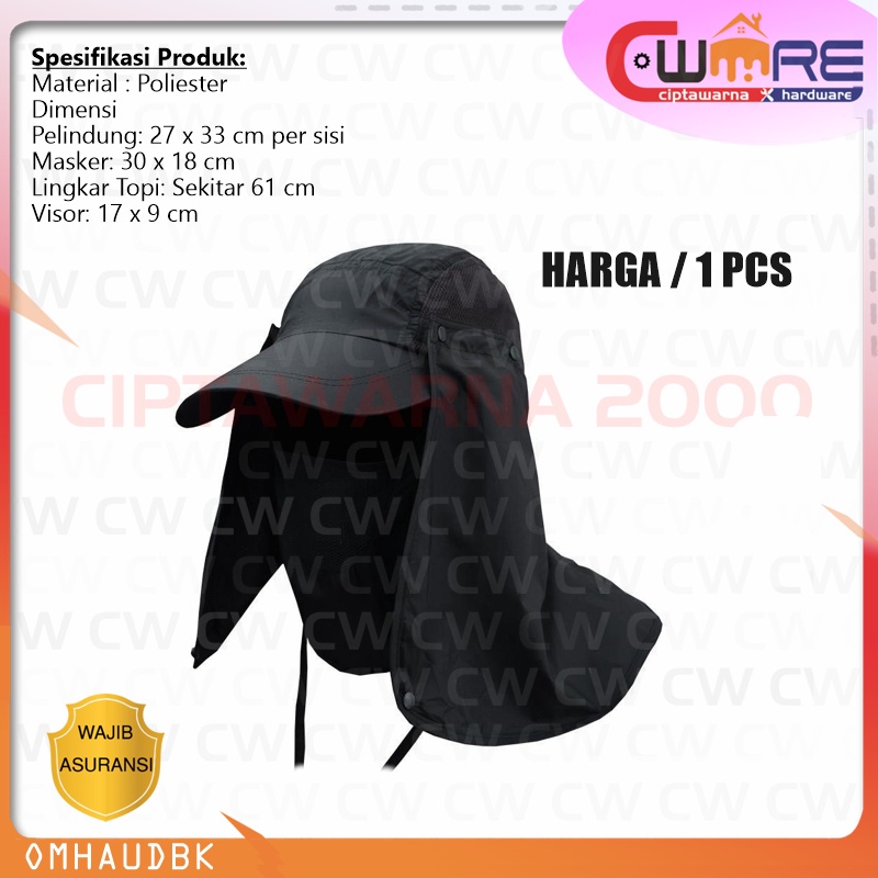 Jual Topi Pancing Tentara Jepang Anti UV Sinar Matahari Hiking - Hijau ...