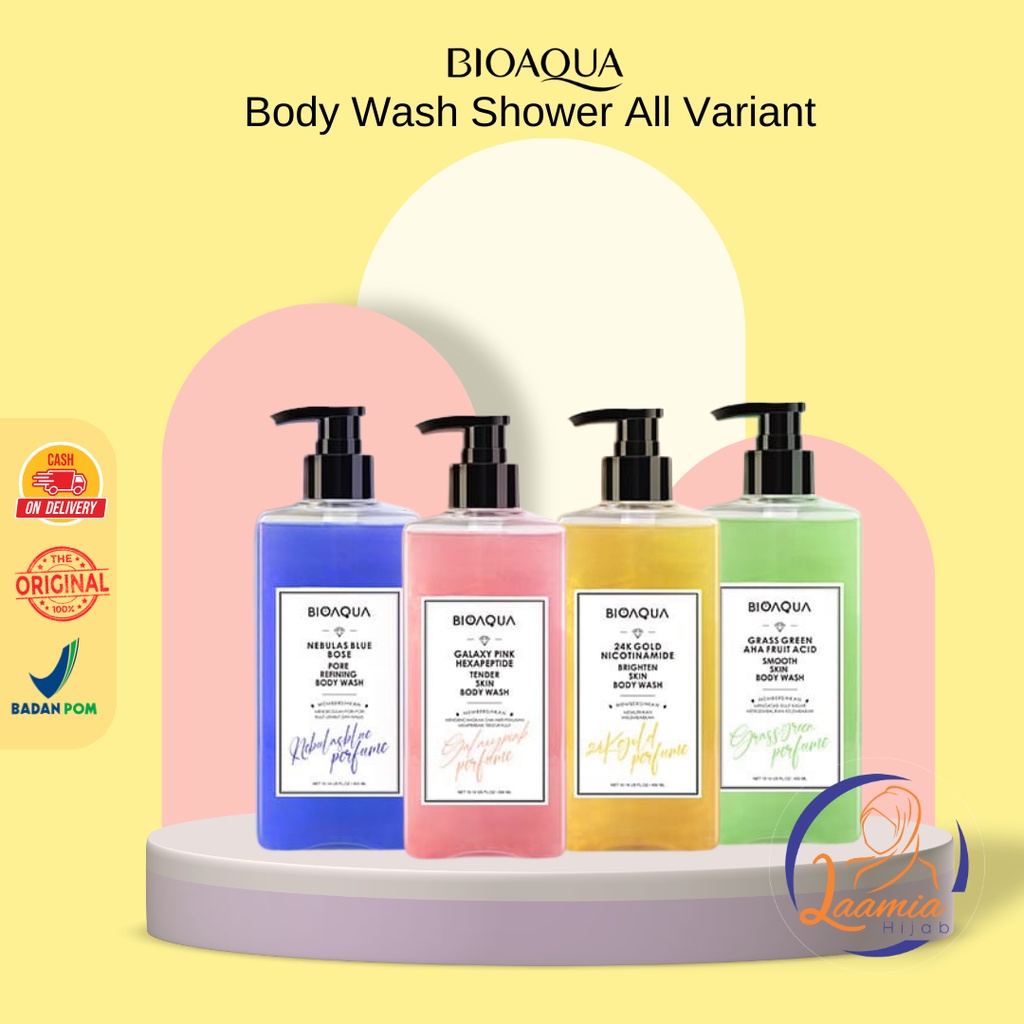 Jual Bioaqua Body Wash Shower Gel Sabun Mandi All Variant 400Ml | Shopee Indonesia