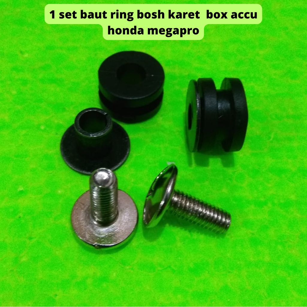 Jual 1 set baut baud ring bosh plus karet untuk box accu aki honda ...