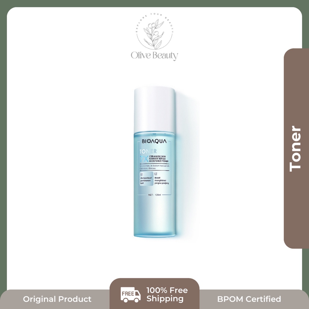 Jual BIOAQUA 7X Ceramide Skin Barrier Repair Moisturizer Toner 120ml ...