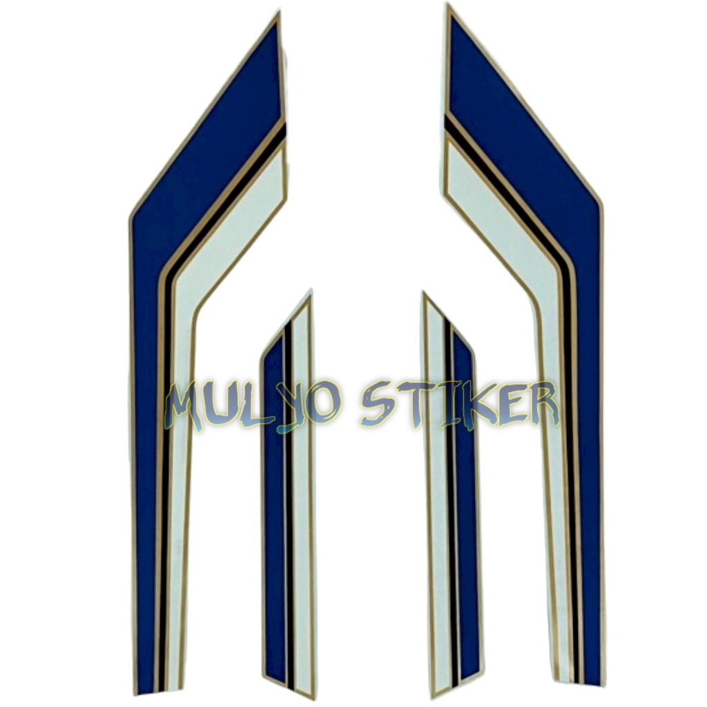 Jual STRIPING STICKER LES LIS POLET Honda Cepek CB GL100 GL 100 K5 K5 ...