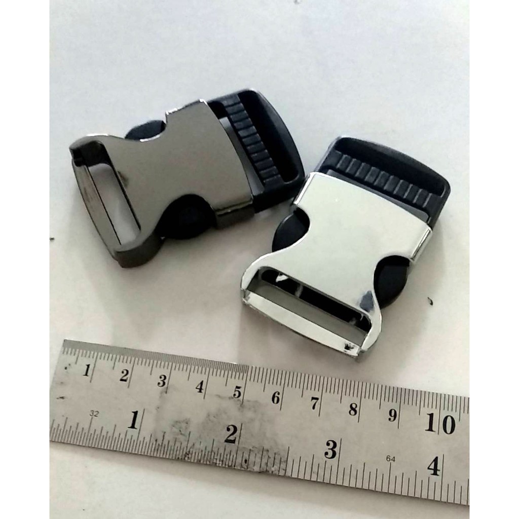 Jual klip tali tas / Buckles / Kunci sodok Metal plastik 30 mm | Shopee ...