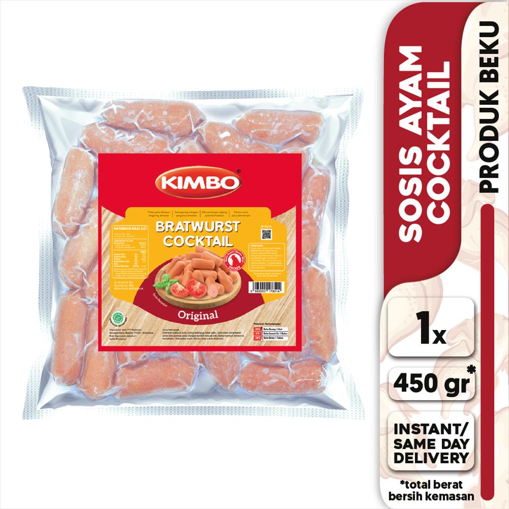Jual KIMBO Bratwurst Chicken Cocktail Original25 | Shopee Indonesia