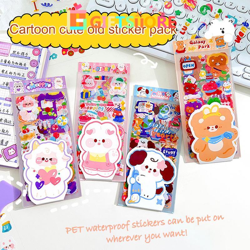 Jual COD 10 lembar stiker lucu kartun sticker anak-anak pola hewan ...
