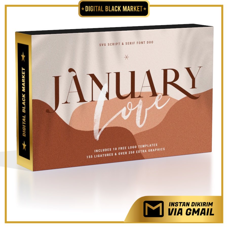 Jual January Love Font Duo + Logos & Extras | Shopee Indonesia