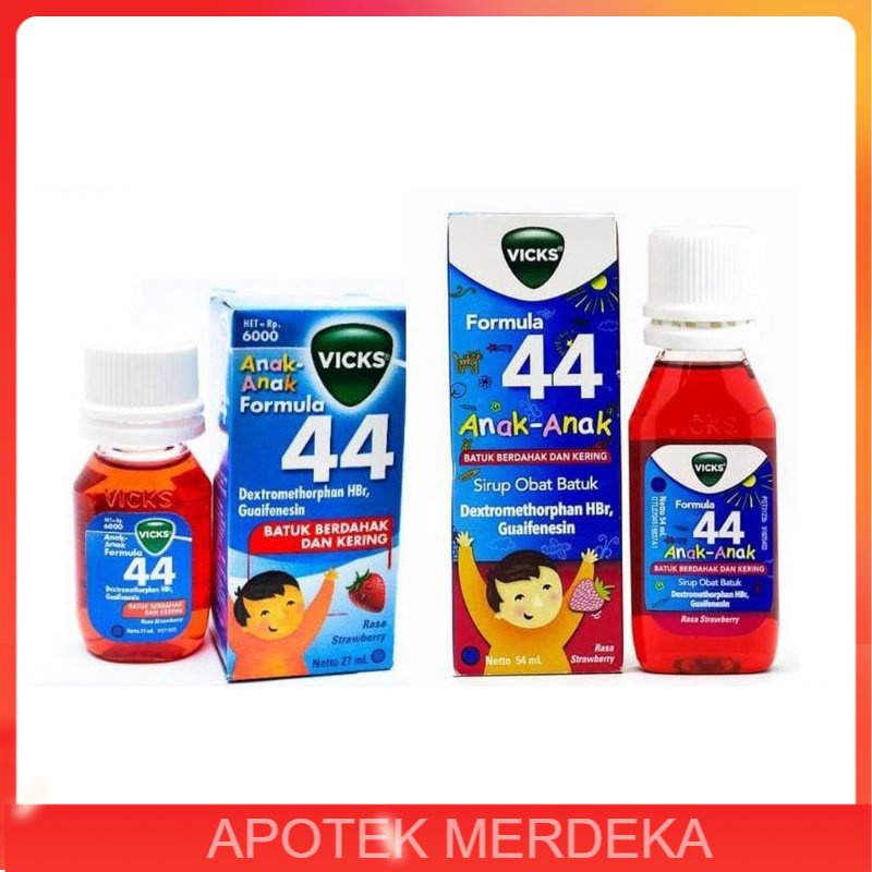 Jual VICKS Anak Formula 44 Sirup Obat Batuk Anak Rasa Strawberry ...