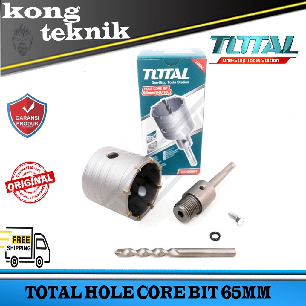 Jual mata bor tembok 65mm core bit hole saw beton 65 mm | Shopee Indonesia